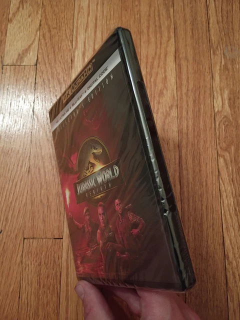JURASSIC WORLD REBIRTH 4k UHD + Blu Ray + digital code $32.69 - PicClick CA