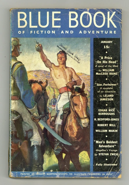 BLUE BOOK PULP / Magazine Jan 1938 Vol. 66 #3 GD 2.0 £22.35 - PicClick UK