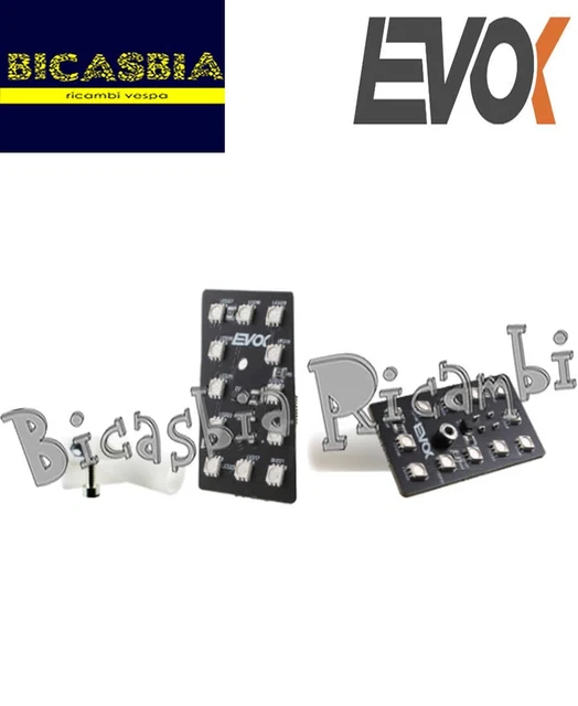 19280 PAIRE CLIGNOTANTS LED Evok Arrière Vespa 50 125 Pk XL N V Rush Fl ...