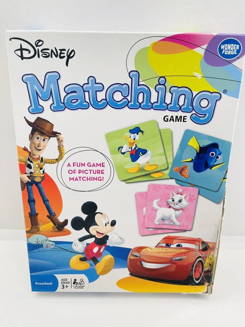 DISNEY MATCHING GAME Kids Childrens Mickey Mouse Pooh Preschool 2014 ...