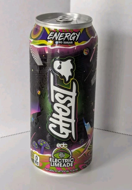 GHOST ENERGY DRINK Rare EDC 2024 Electric Limeade - Glow In The Dark ...