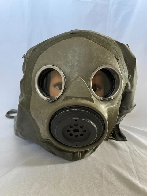 RARE CANADIAN CHEMICAL Hood for LAG C3 Gas Mask 1950’s Protective Gear ...
