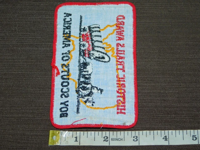 VINTAGE BSA BOY Scouts Of America Patch Historic Trails Award £28.42 ...