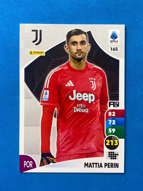 PANINI CALCIATORI ADRENALYN 2025-26 2026 n.165 Mattia Perin (Juventus ...