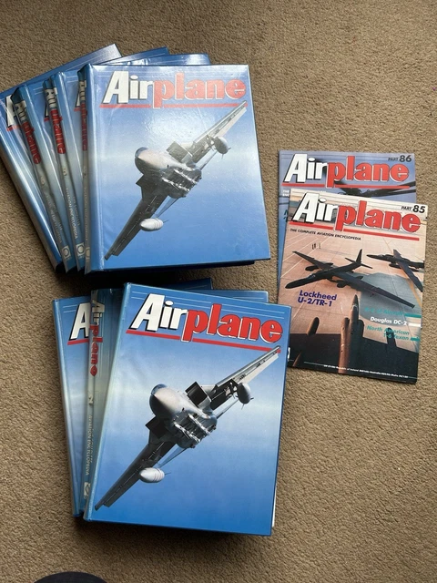 AIRPLANE AVIATION ENCYCLOPEDIA Magazine 1990’s 85 Issues (1 to 86) in 7 ...