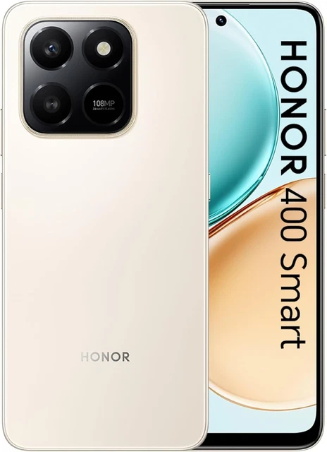 HONOR 400 SMART Smartphone Factory Unlocked 6GB-128GB Dual Sim Gold UK ...