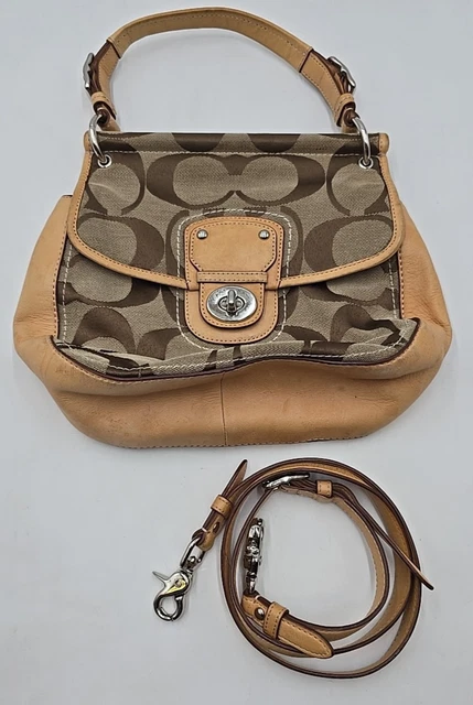 RARE COACH 70TH Anniversary Edition Collectors Logo Satchel W/Crossbody ...