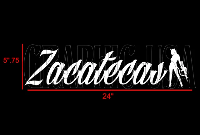 ZACATECAS DIABLA STICKER Decal Calcomania De Vinil 24" EUR 27,75 ...