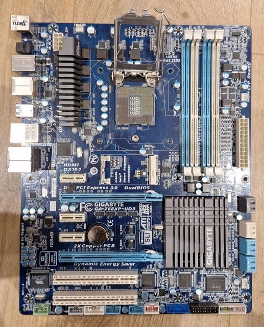 GIGABYTE GA-Z68XP-UD3 SOCKET 1155 ATX motherboard (No IO Plate) £19.99 ...