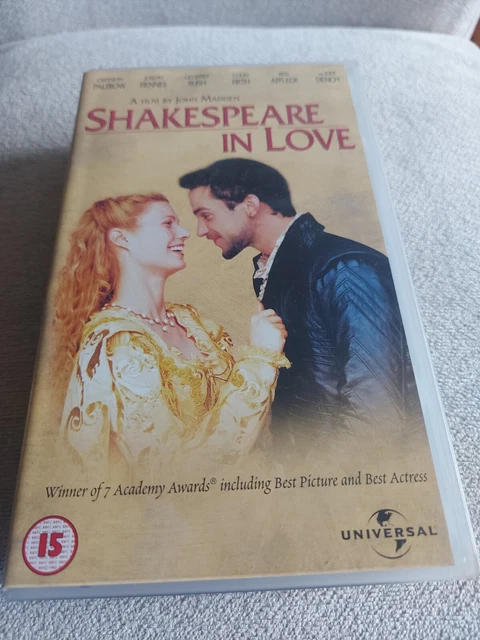 SHAKESPEARE IN LOVE (VHS/PAL, 2002) £2.00 - PicClick UK