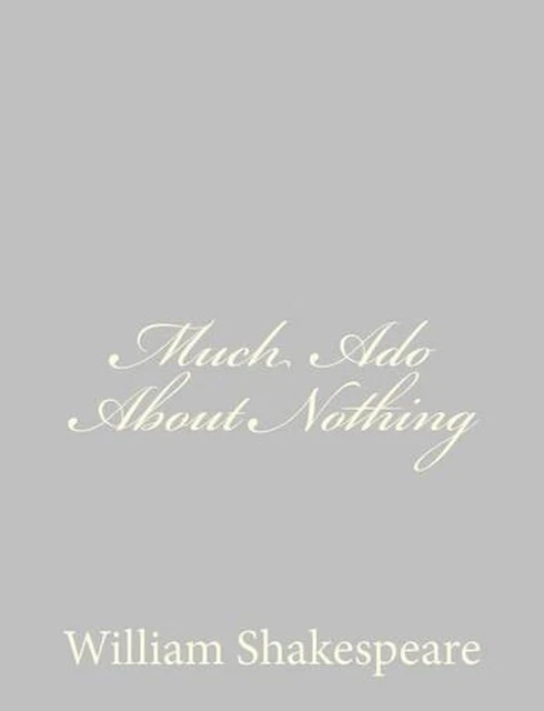 MUCH ADO ABOUT Nothing by William Shakespeare (English) Paperback Book ...