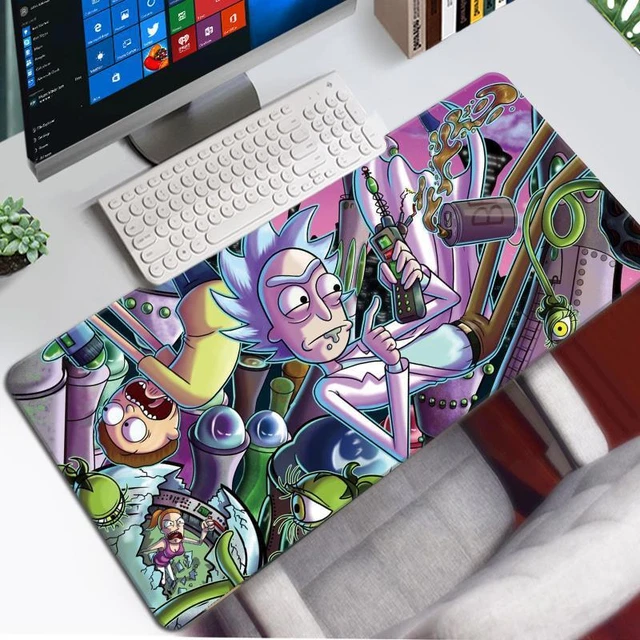 RICK AND MORTY Keyboard Mouse Pad Extra Large 80 x 30 cm PC Laptop Desk ...