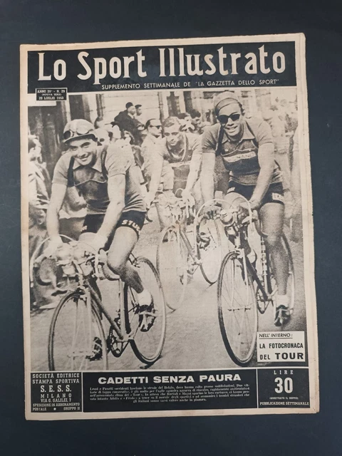 RIVISTA LO SPORT Illustrato n. 29 (1950) Leoni e Pasotti, Mitri boxe ...
