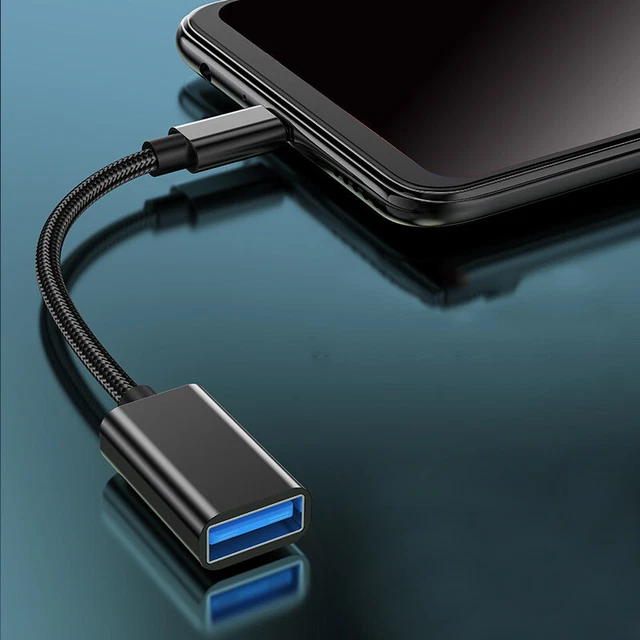 USB-C 3.1 TYPE C Male to USB 3.0 Type A Female OTG Adapter Converter ...