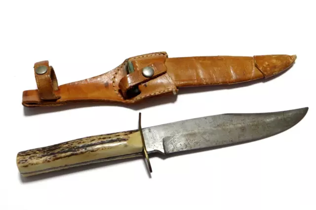 CARL JULIUS HERBERTZ Solingen Bowie Messer 26 cm Jagdmesse ...