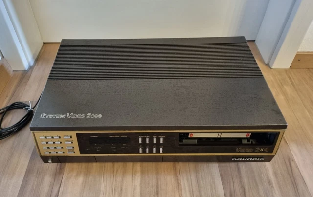 GRUNDIG 2X4 SUPER System Video 2000 Videorecorder Recorder Vintage ...