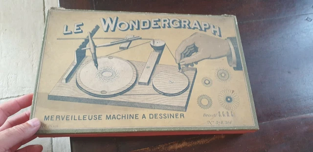 JEU ANCIEN LE Wondergraph De 1908 Merveilleuse Machine A Dessiner Bois ...