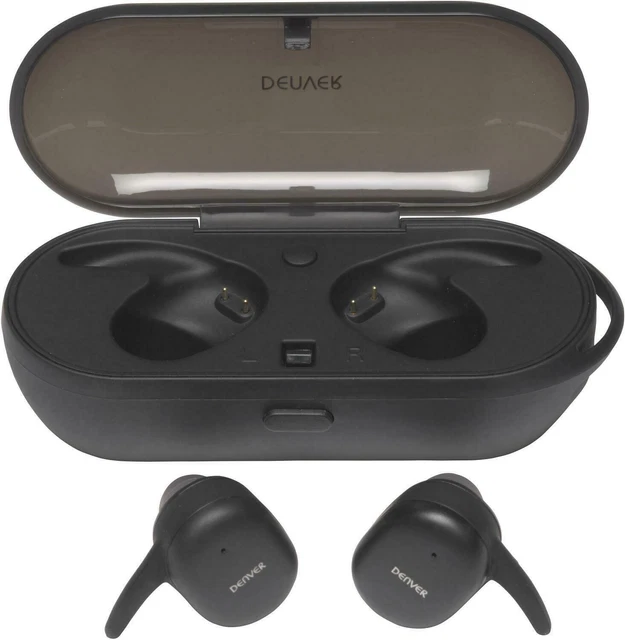DENVER KOPFHÖRER INEAR-BUDS TWE-53 Wireless Bluetooth Earbuds schwarz ...