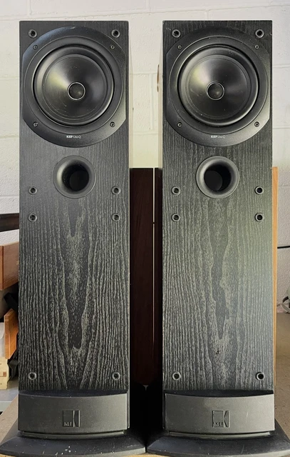 KEF Q30 HIFI Stereo Floor Standing Speakers, Black, Uni-Q Series £1.16 ...