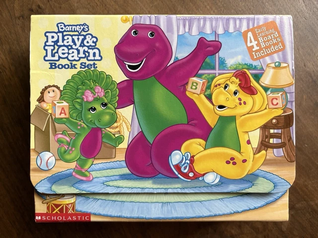 BARNEY'S PLAY & Learn Book Set Vintage 1999 Barney & Friends NEW £31.66 ...