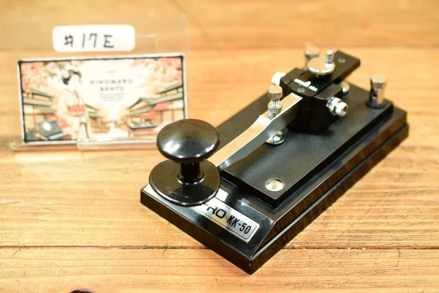 KENPRO KK-50 JAPANESE Morse Code Hand Key Manual Telegraph Tested ...