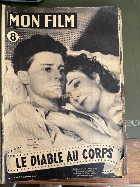 MON FILM 1947 Le Diable Au Corps Gerard Philippe Micheline Presle EUR 3 ...