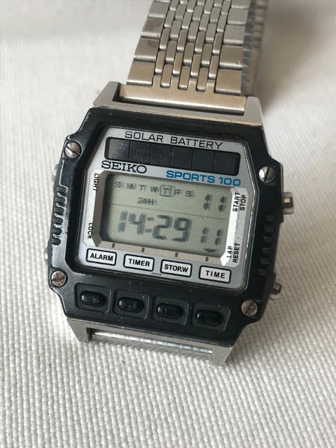 SEIKO A557-506A SPORTS 100 Solar EUR 275,00 - PicClick DE