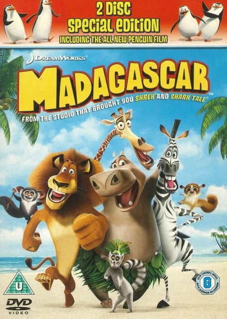 MADAGASCAR (2005) 2-DISC Special Edition DVD, Chris Rock, Ben Stiller ...