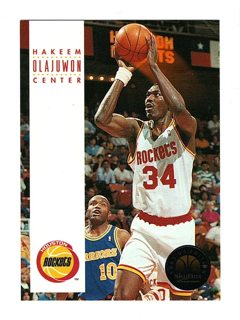 HAKEEM OLAJUWON 1993-94 Hoops #81 Basketball Card EUR 2,20 - PicClick FR