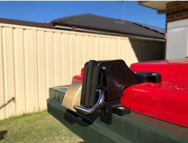 WHEELIE BIN LOCK, wheelie bin, wheelie bin lid lock, gravity lock, bin ...