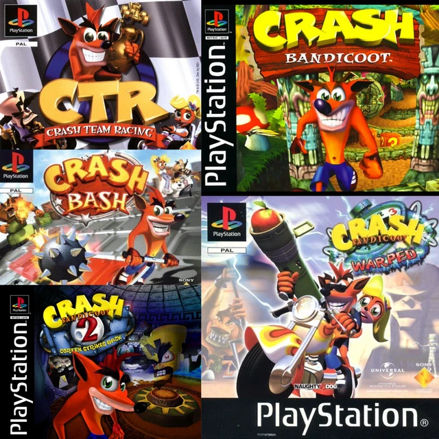 CRASH BANDICOOT PLAYSTATION PS1 Retro Games - Choose Your Game ...