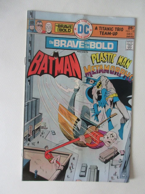DC COMICS &BRAVE and the Bold "# 123 - BATMAN / METAMORPHO/ PLASTIC MAN ...