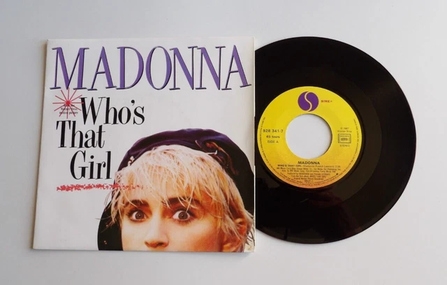 45 TOURS MADONNA Who's That Girl EUR 2,30 - PicClick FR
