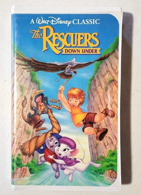 WALT DISNEY'S THE Rescuers Down Under Original VHS 1991 Black Diamond ...