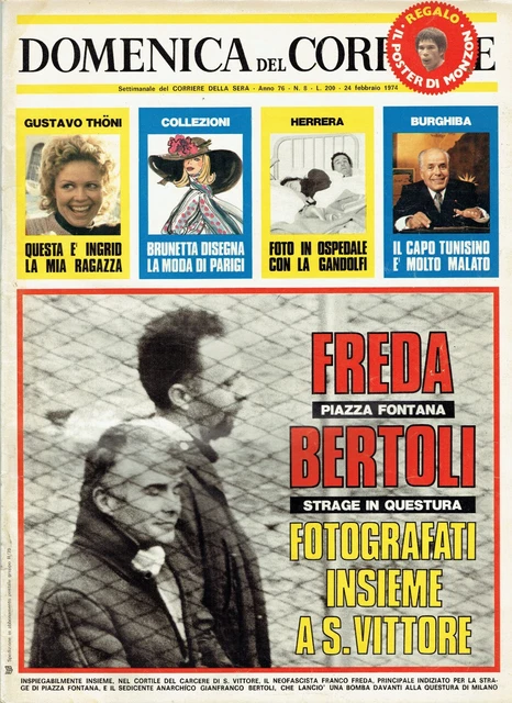 1974/8=FRANCO FREDA=CARLOS MONZON=MATILDE Ciccia=Anguillara Veneta=Mino ...