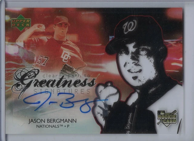 AUTO/AUTOGRAPHE JASON BERGMANN 2006 Upper Deck Future Stars RC #134 ...