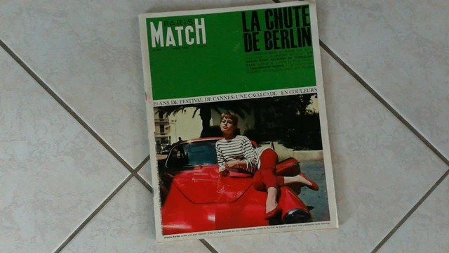 MAI 1966-&BRIGITTE BARDOT-FESTIVAL cannes" PARIS MATCH-VINTAGE MAGAZINE ...