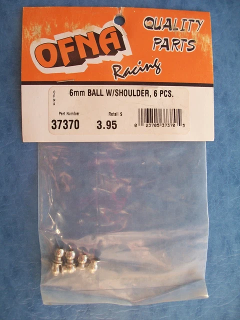 VINTAGE OFNA 37370 VERY RARE BALL 6mm w/ SHOULDER (6) CR X-1 OFN37370 ...