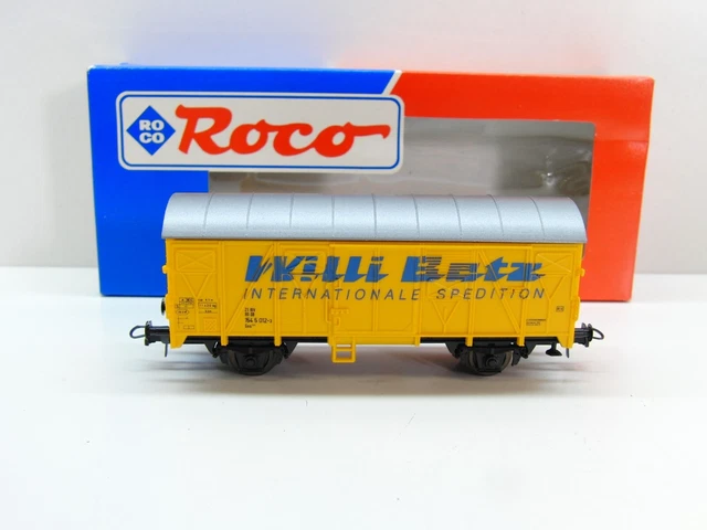 ROCO H0 GED. Güterwagen "Willi Betz", DC, TOP in OVP #36425 EUR 14,90 ...