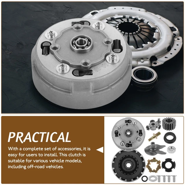 1 ENSEMBLE KIT d'embrayage Atv 18 dents plaque d'embrayage de moto ...