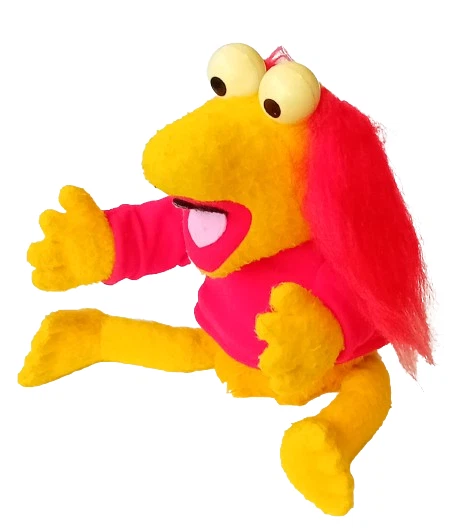 FRAGGLE ROCK RED 14" Plush Soft Toy Vintage 1984 Pedigree Original ...