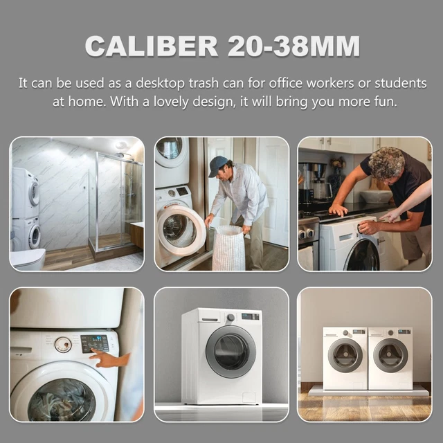 FLEXIBLE WASHING MACHINE Drain Hose Extension Replacement for Washer ...