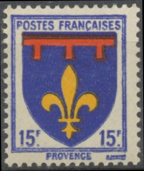 FRANCE 574 ** MNH Armoirie Provence blason écu héraldique Wappen coat ...