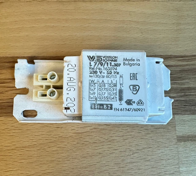 VOSSLOH L7/9/11.307 5,7,9,11W Switch Start Choke - UV Pond Ballast ...