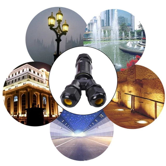 CONNECTEUR DE BOÎTE de branche de prise extérieure YCable étanche IP68 ...