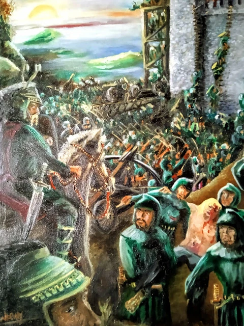 ANCIENNE GRANDE Huile Toile De Warny : Etonnant EUR 200,00 - PicClick FR