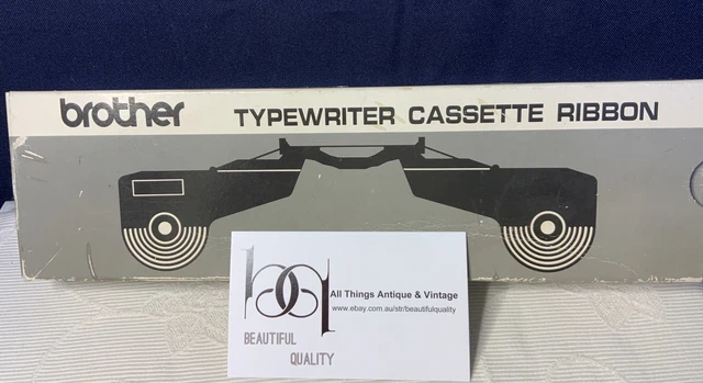 VINTAGE BROTHER TYPEWRITER Cassette Ribbon New in Original Box - Black ...