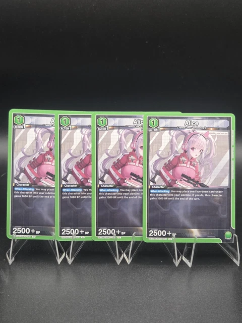 4X UNION ARENA Goddess of Victory: NIKKE Alice UE14BT/NIK-1-069 U ...