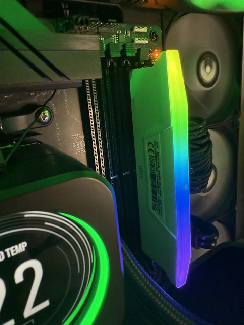 CORSAIR VENGEANCE RGB 16GB 6000mt/S Cl30 XMP 2 DDR5 Gaming Memory White ...