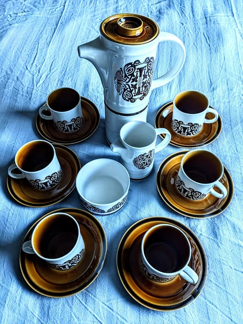 CELTIC PORCELAIN COFFEE Pot Arklow Tree Of Life 1960's Pottery (B9) £23 ...